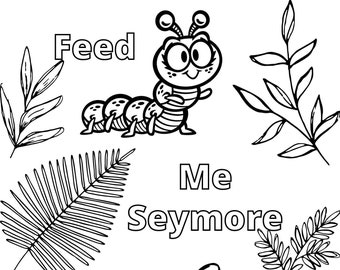 3 Random Colouring Pages - Etsy