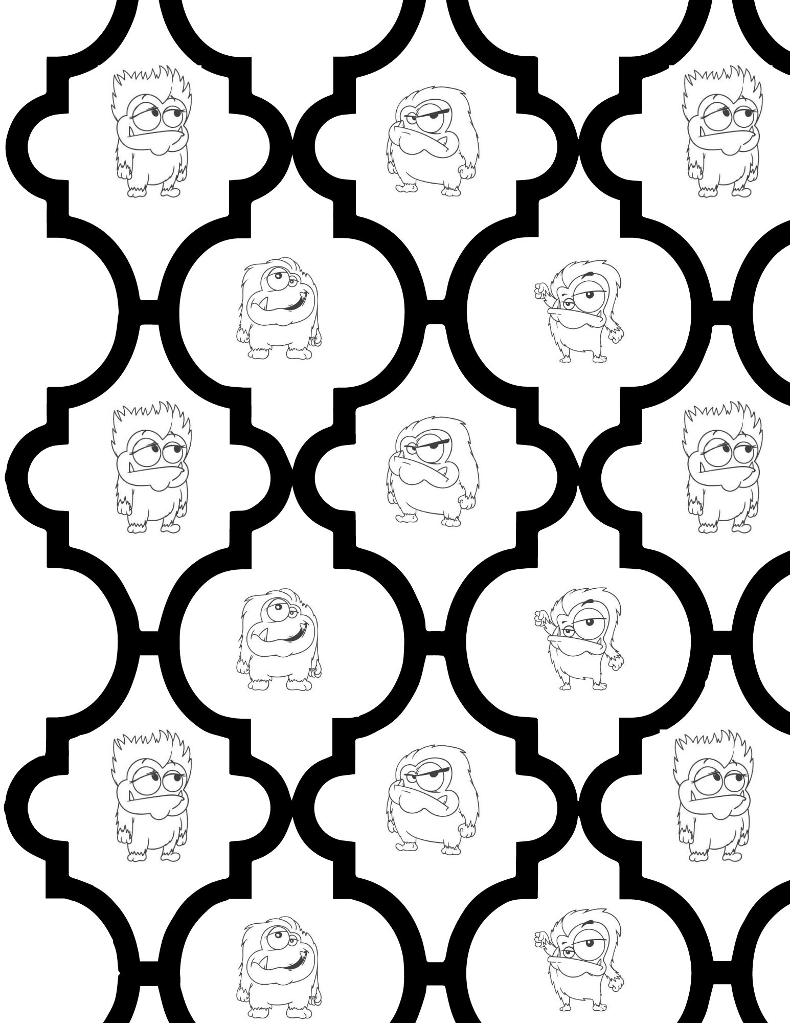 3 Random Colouring Pages - Etsy