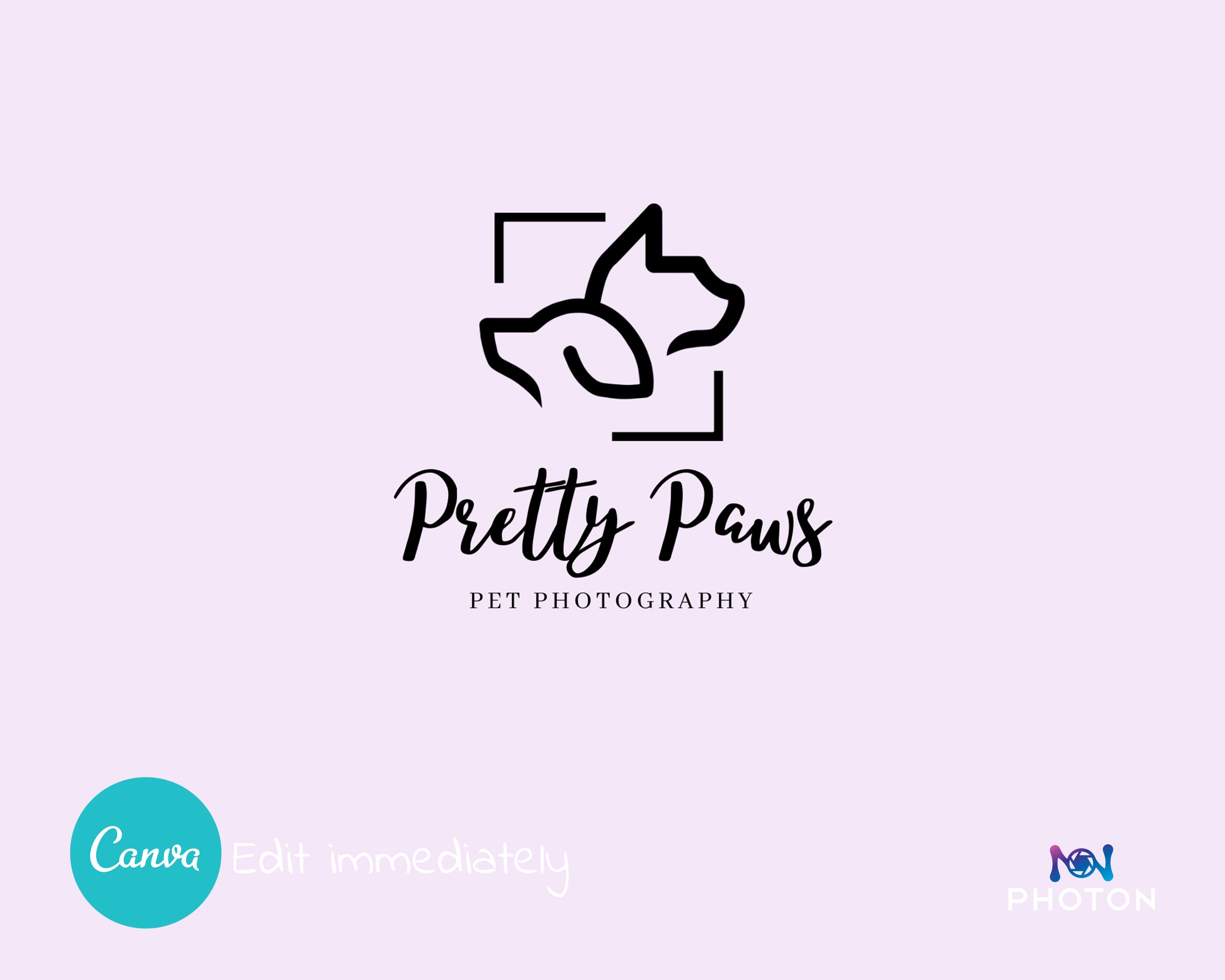 Pet Photographer Logo, Photography Logo, Camera Logo, Photo Logo, Logo ...
