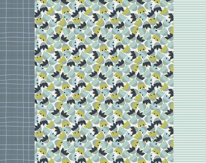 Greenstone Lollies Raincloud by Jen Kingwell Designs for Moda - Etsy