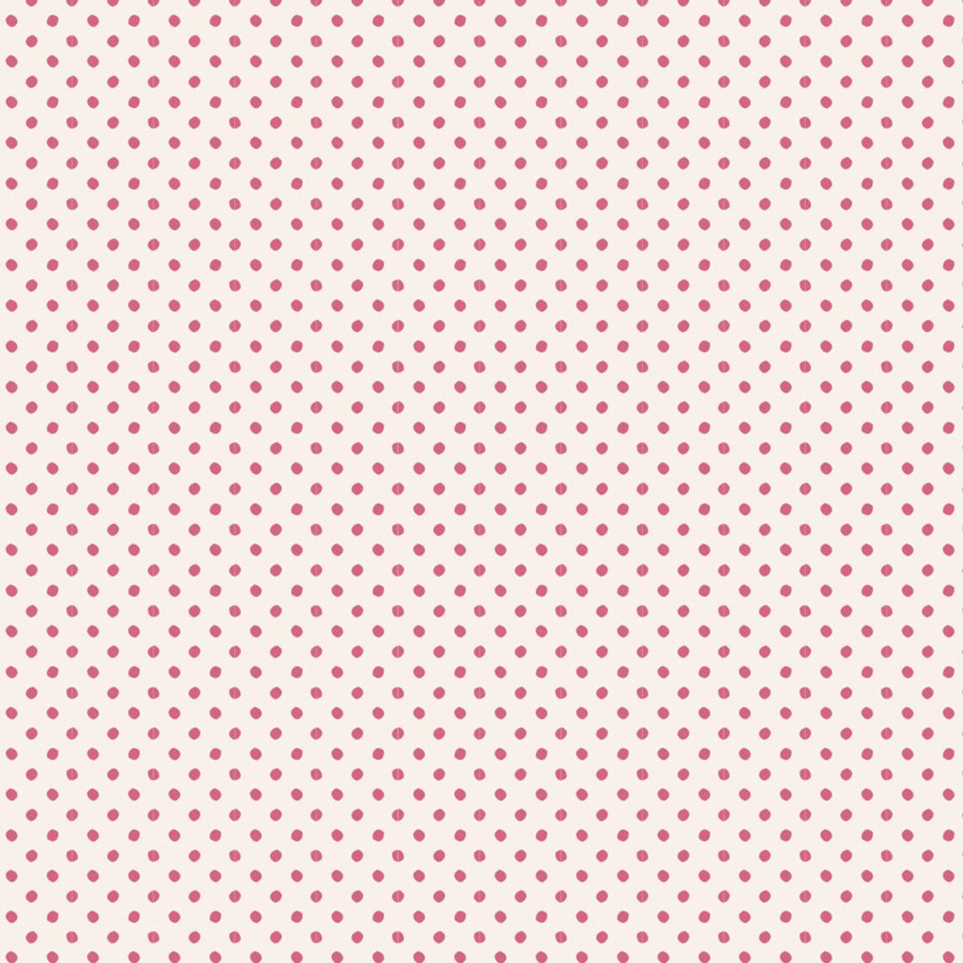 Tilda Tiny Dots Pink Yardage by Norwegian Designer Tone Finnanger - Etsy