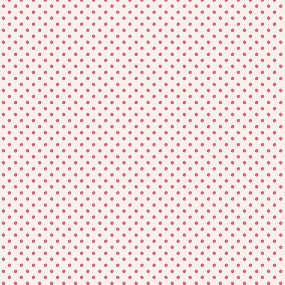 Tilda Tiny Dots Pink Yardage by Norwegian Designer Tone - Etsy