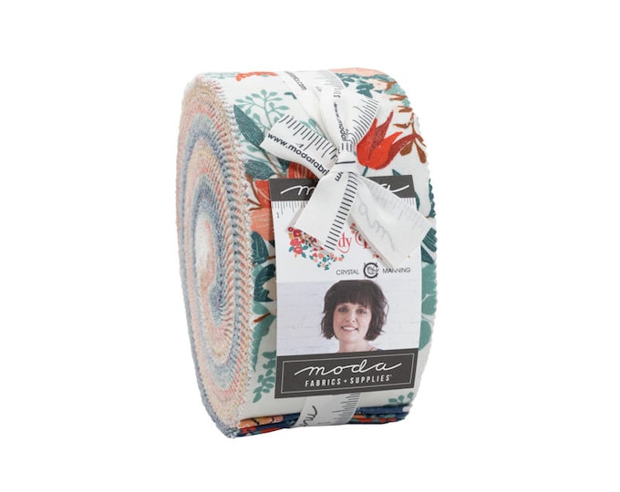 Lady Bird Jelly Roll by Crystal Manning for Moda 40 Strips 2.3" X 44 ...