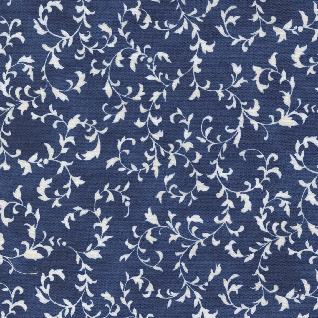 Summer Breeze 2023 Scroll Blenders Vines Navy Blue by Moda - Etsy