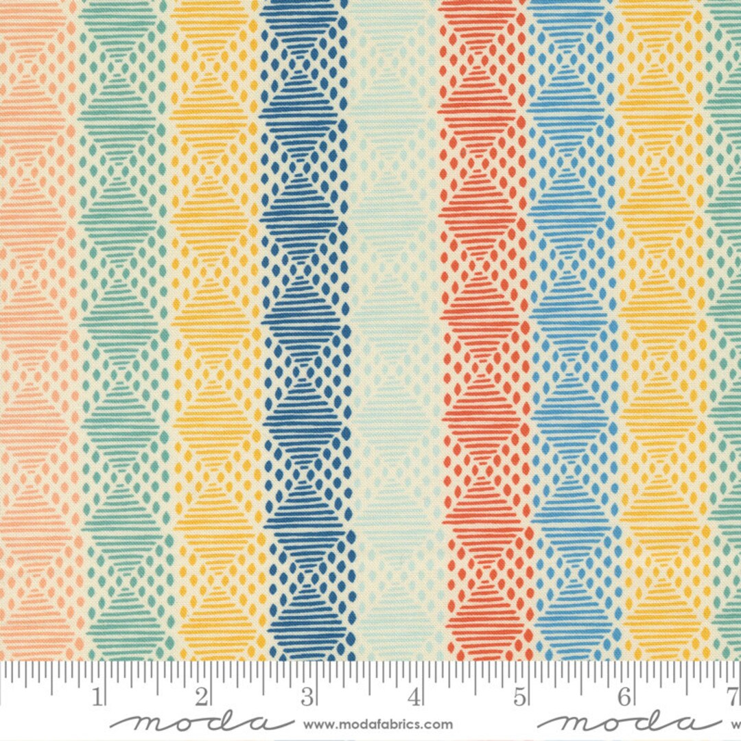 Cadence Stripes Multi by Crystal Manning for Moda - Etsy
