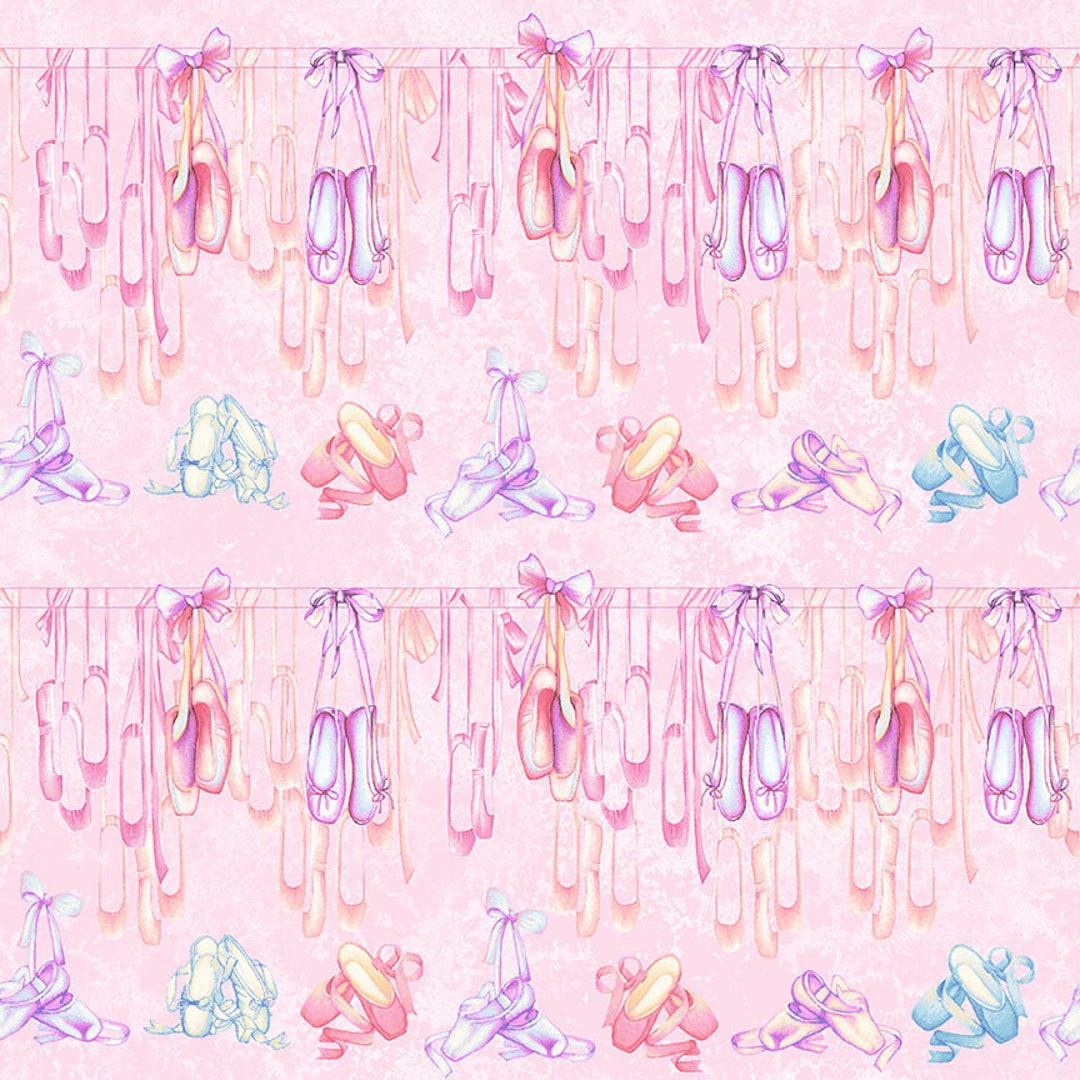 Prima Ballerina Border Stripe by Color Principle for Henry Glass ...