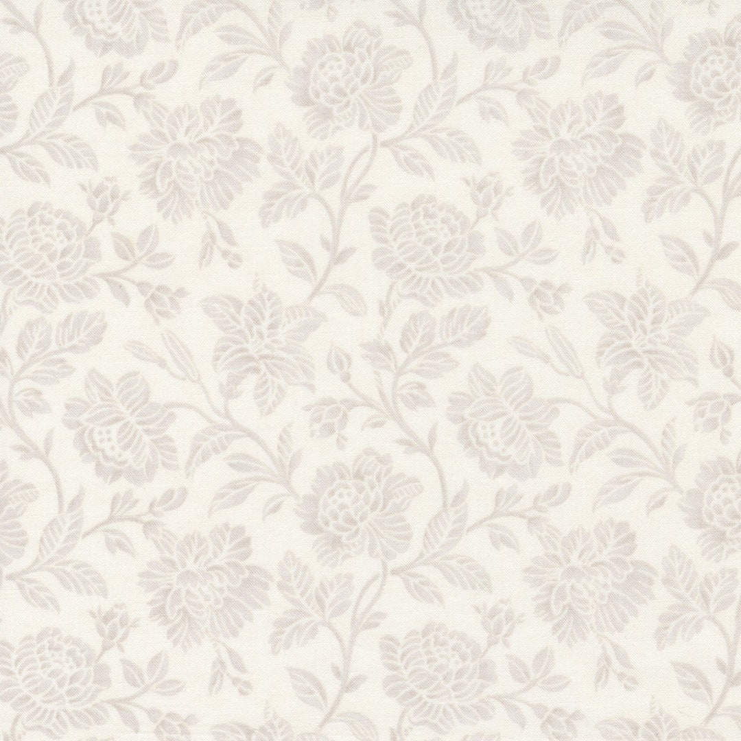 Rendezvous Large Floral Damask White by 3 Sisters for Moda - Etsy