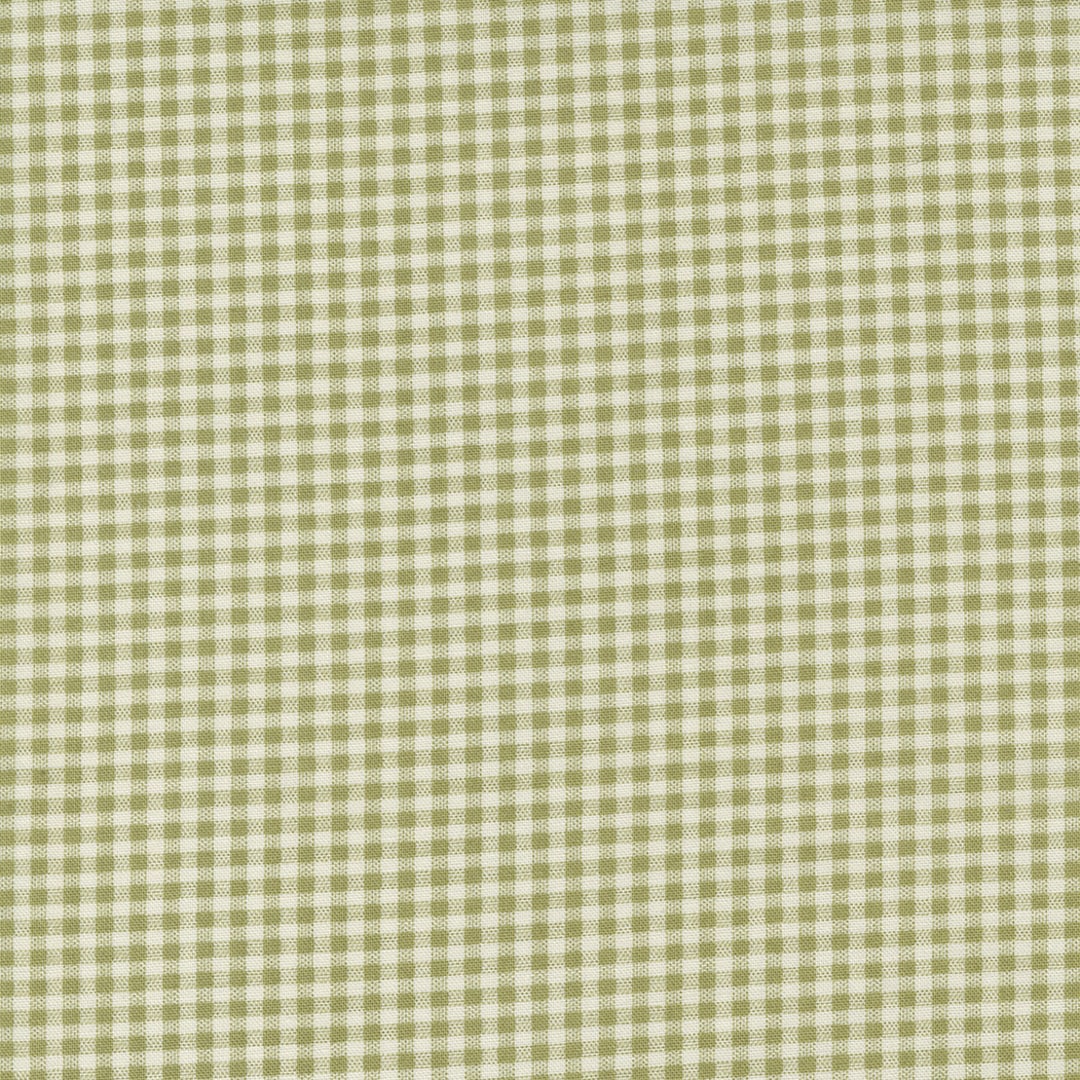 Florence's Fancy Gingham Checks Leaf Green by Betsy Chutchian for Moda ...