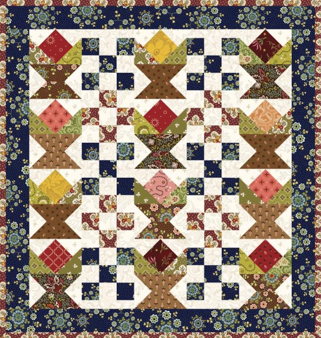 Social Climber Simple Whatnots 15 Sampler Quilt Kit by Kim Diehl 13.75 ...
