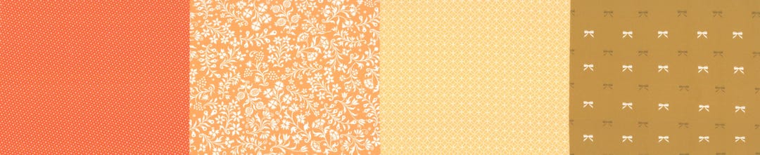 Celebrating 50 Years of Moda by Moda Marigold Four-in-one Width-of ...