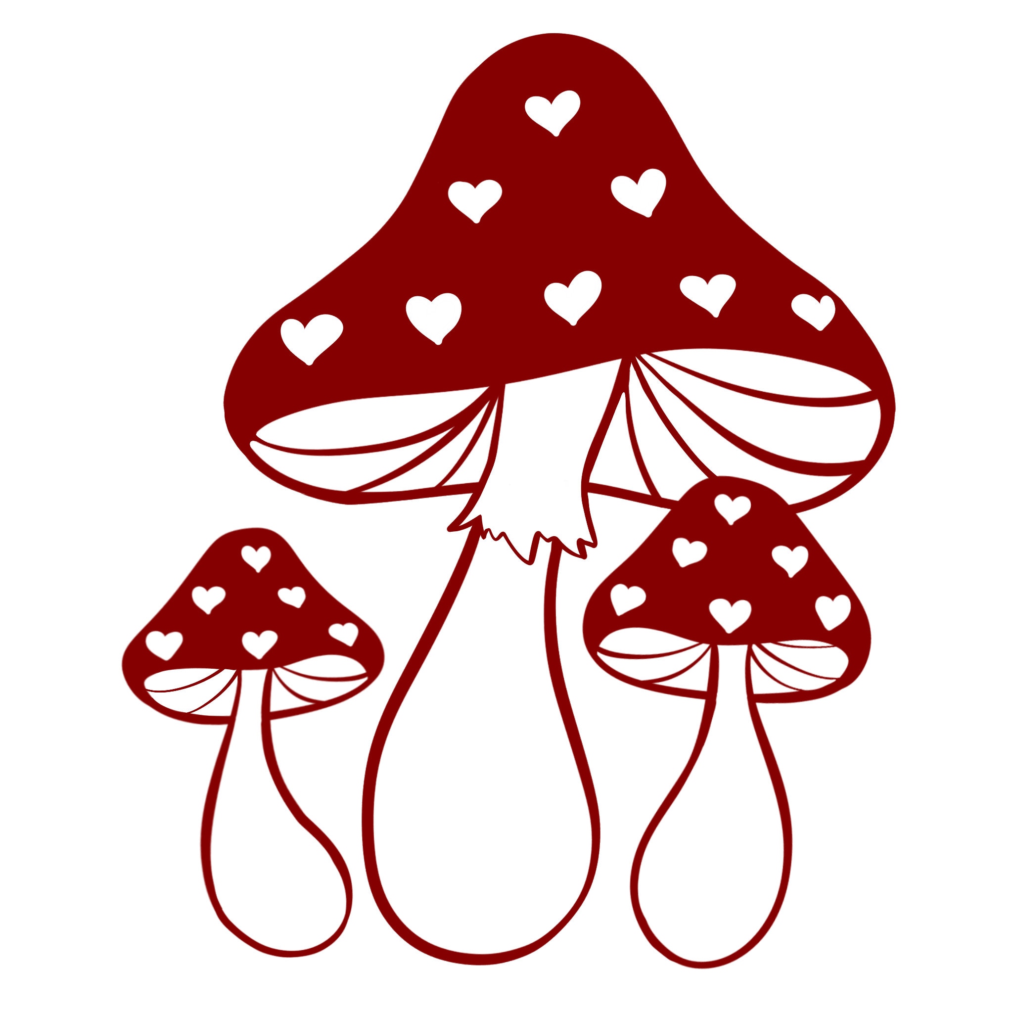 Love You so Mush Handmade Open Edition Lino Print. - Etsy