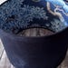 Handmade Double Sided Lampshade, Navy Blue Forest Foliage Pattern ...