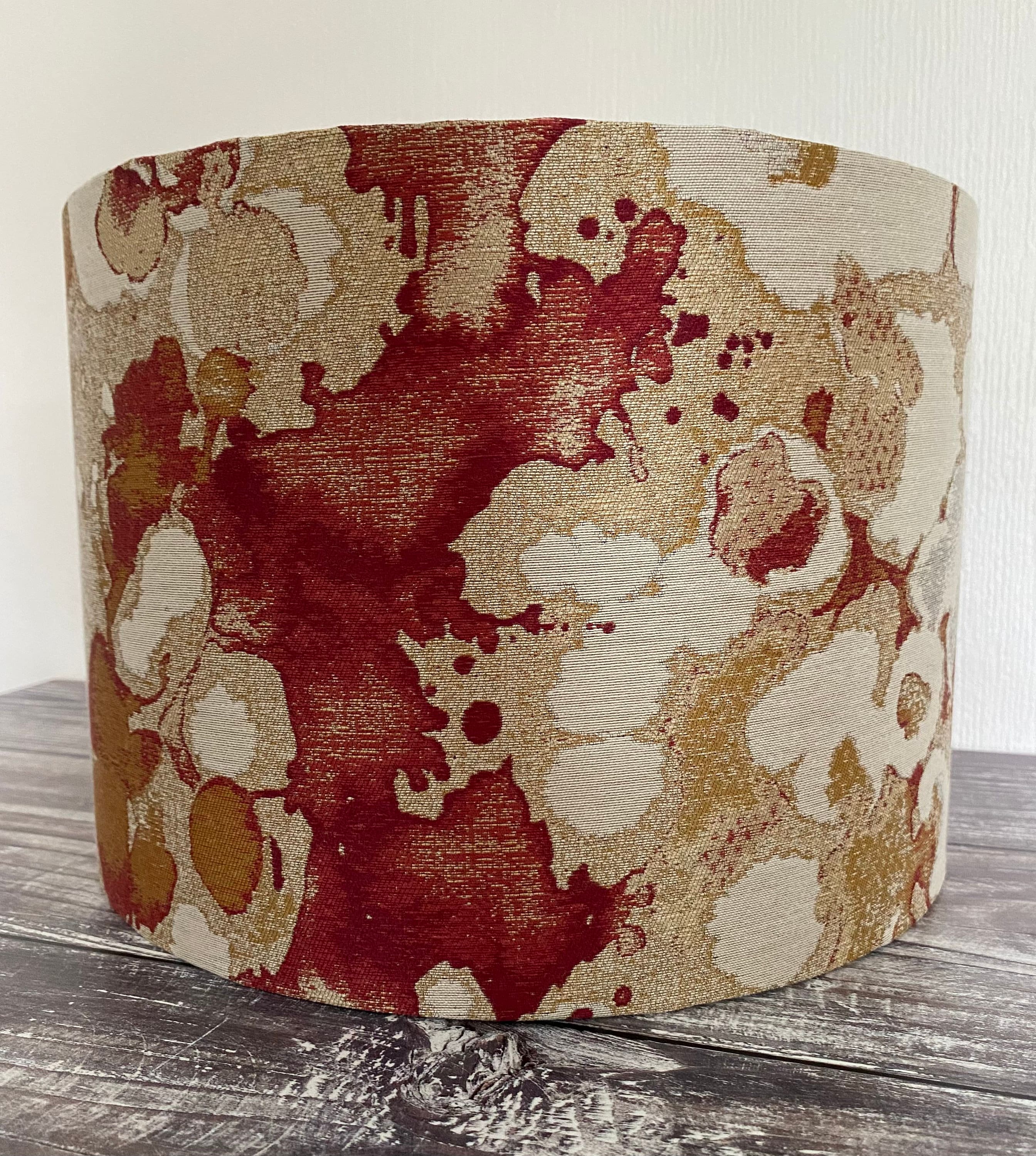 Red Gold Lampshade, Table Lampshade, Ceiling Lampshade, Red Lampshade ...