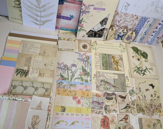 RESERVED Edith Holden Country Diary of an Edwardian Lady Craft Kit Gift ...