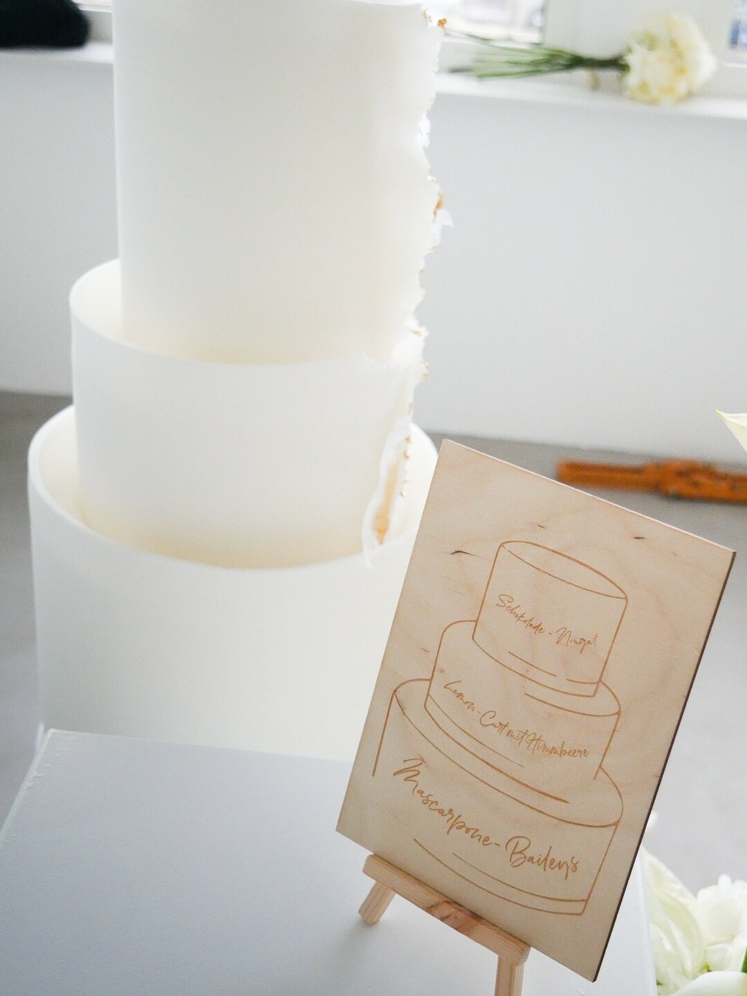 Stand With Cake Filling / Sign for Filling Cake / Stand Wedding Cake ...
