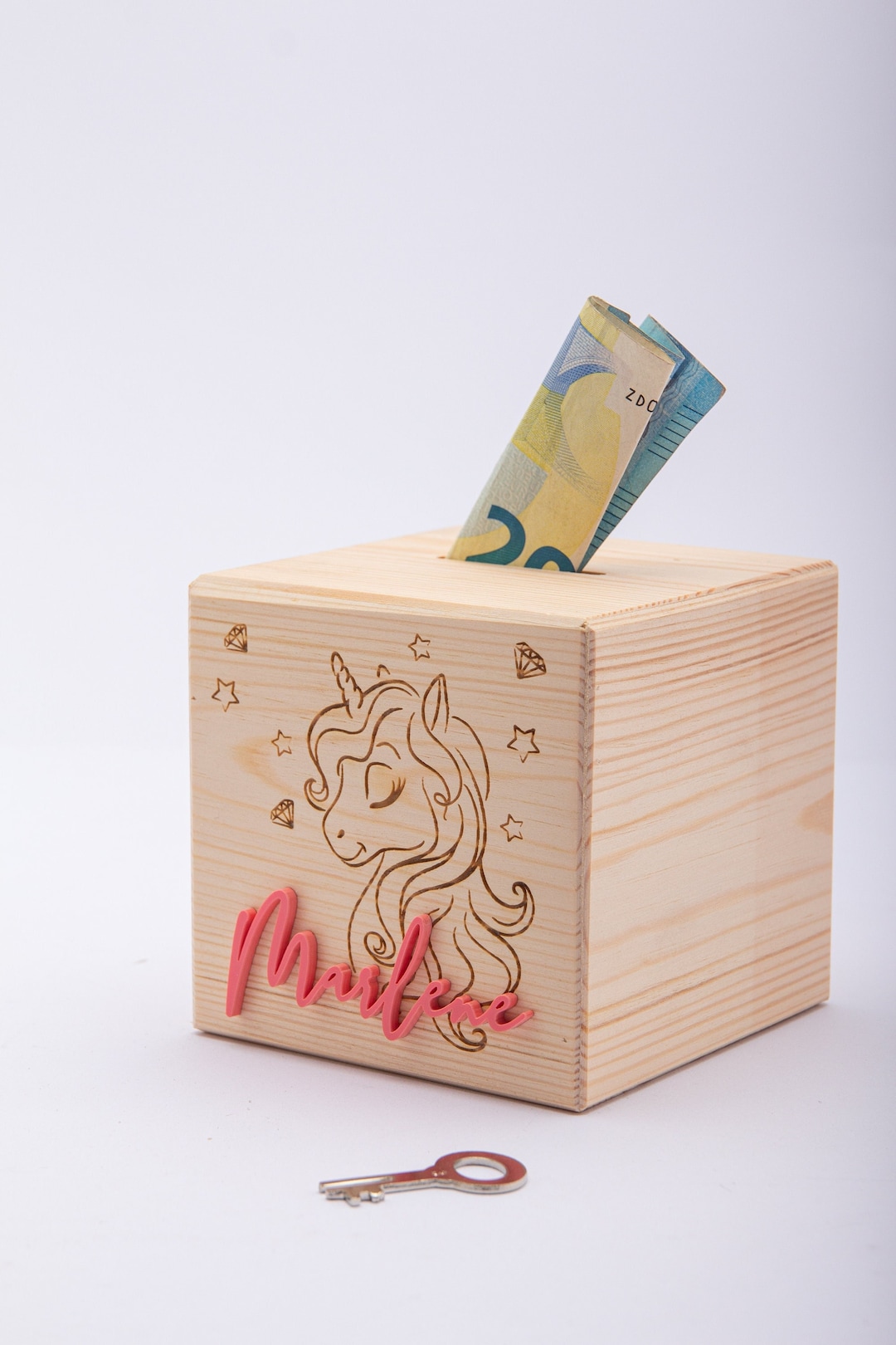 Unicorn Money Box, Money Box With Unicorn, Personalized Money Box ...