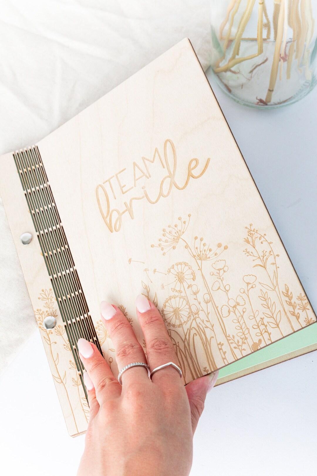 Hen Party Photo Book / Wooden Book for Hen Parties / Team Bride Book ...