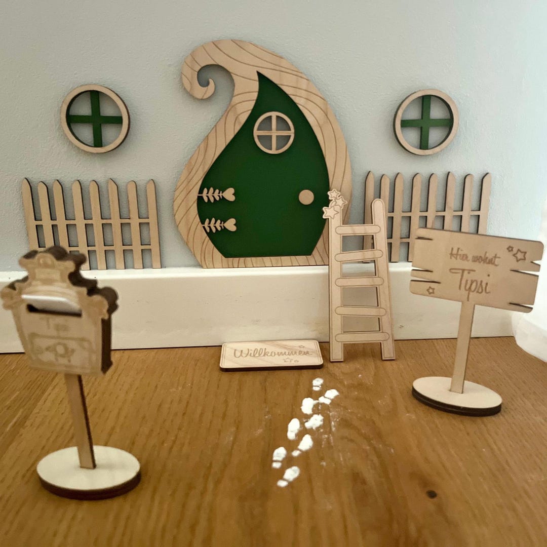 Personalized Elf Set for Christmas Elves | Elf House & Elf Door ...
