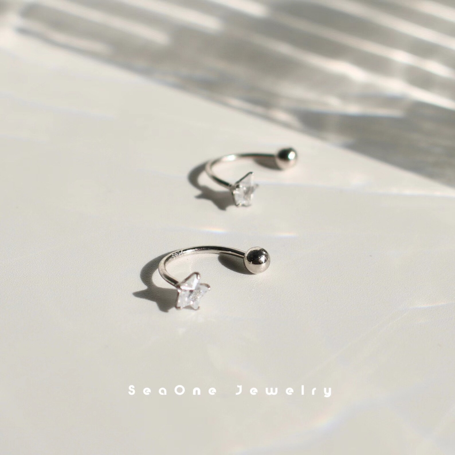 Star Front Back Earrings Star Ear Jacket Ear Jacket - Etsy