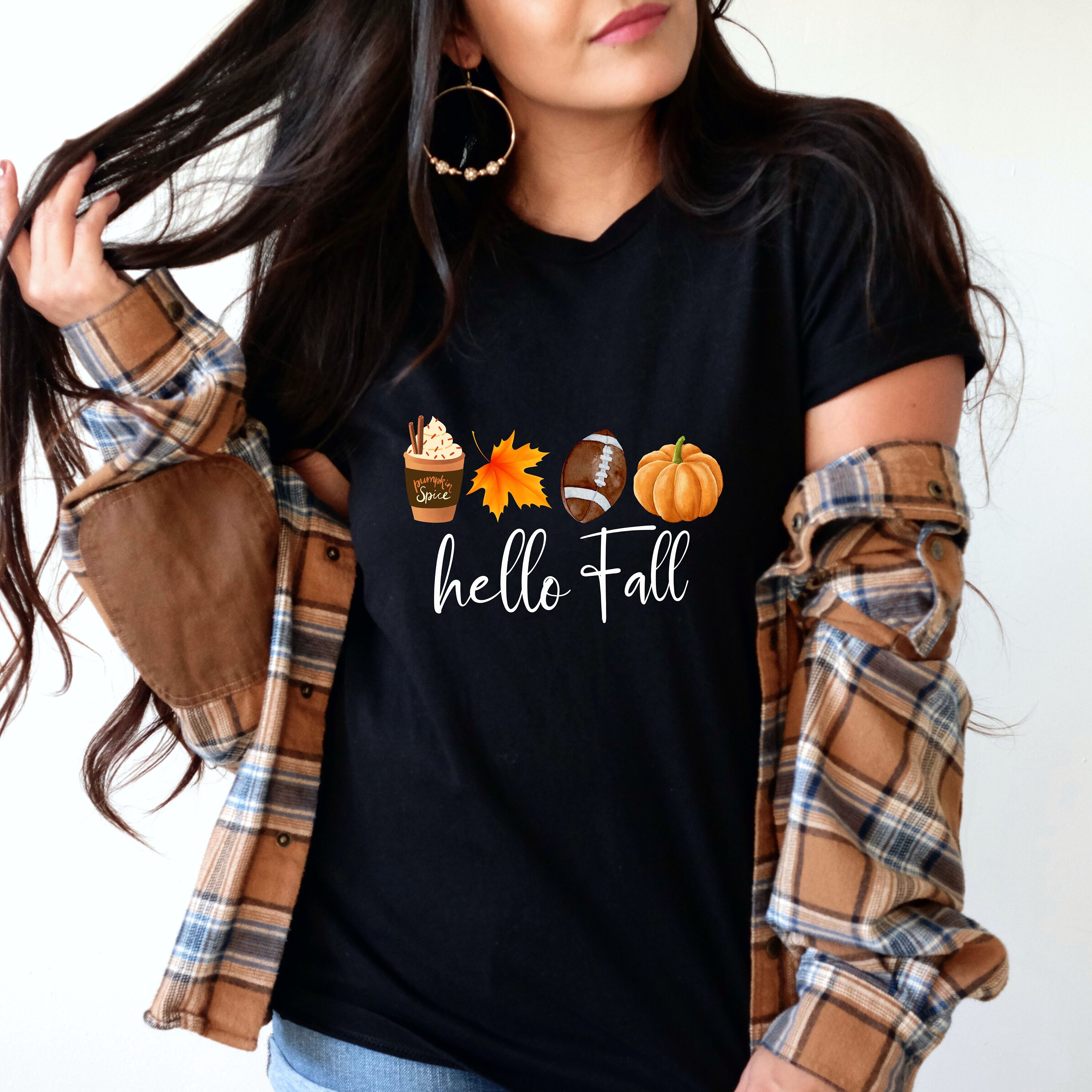 Hello Fall Png Hello Fall Svg Hello Fall Shirt Football Pumpkin Spice ...