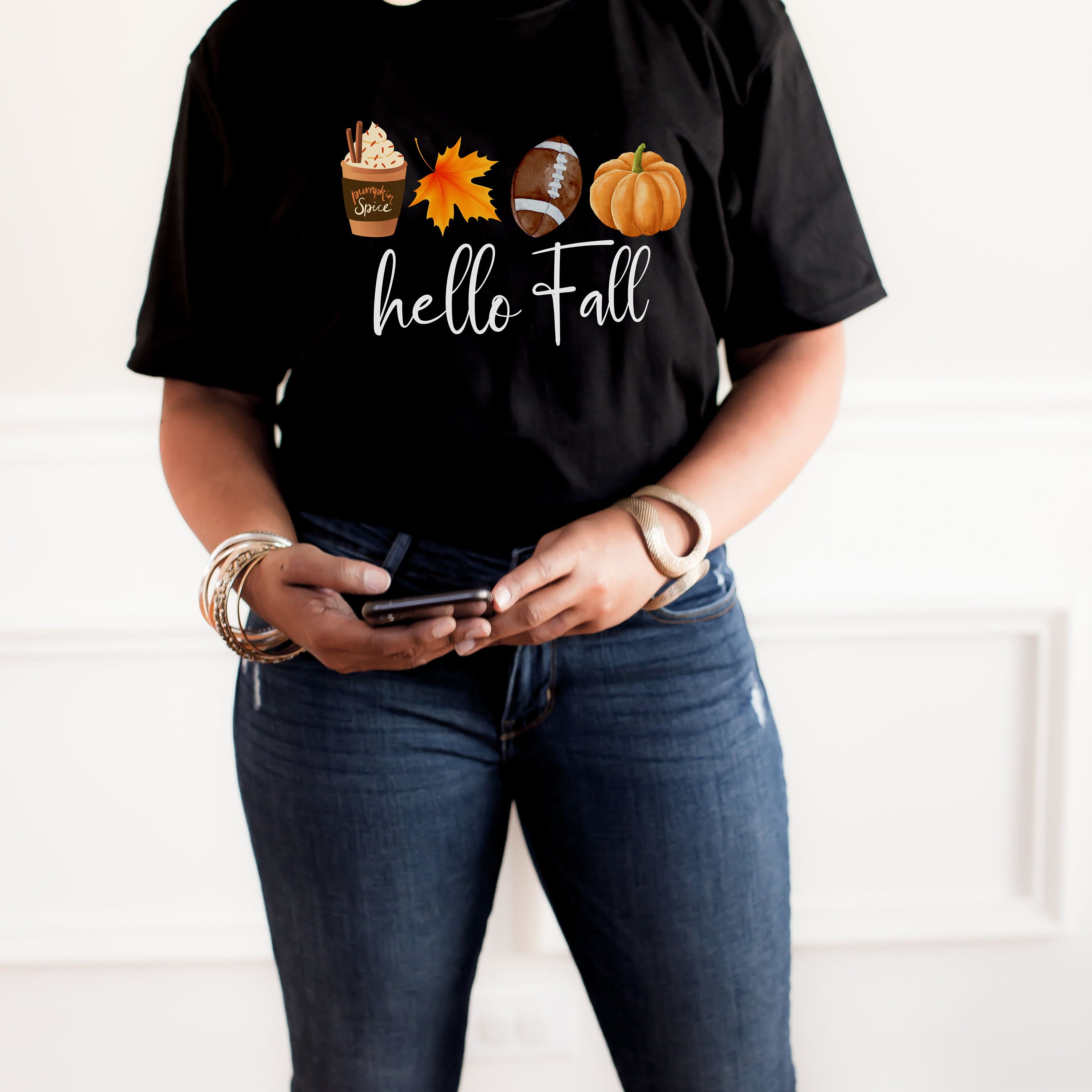 Hello Fall Png Hello Fall Svg Hello Fall Shirt Football Pumpkin Spice ...