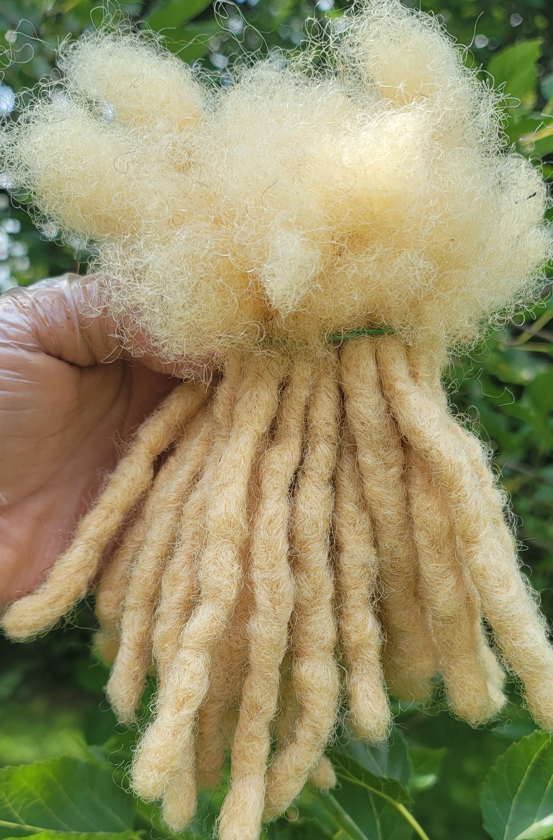 100% Human Hair Interlock Loc Extensions Natural Human Hair Locs ...