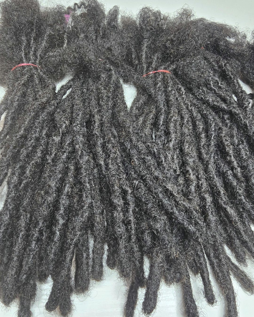 100% Human Hair Interlock Loc Extensions Natural Human Hair Locs ...