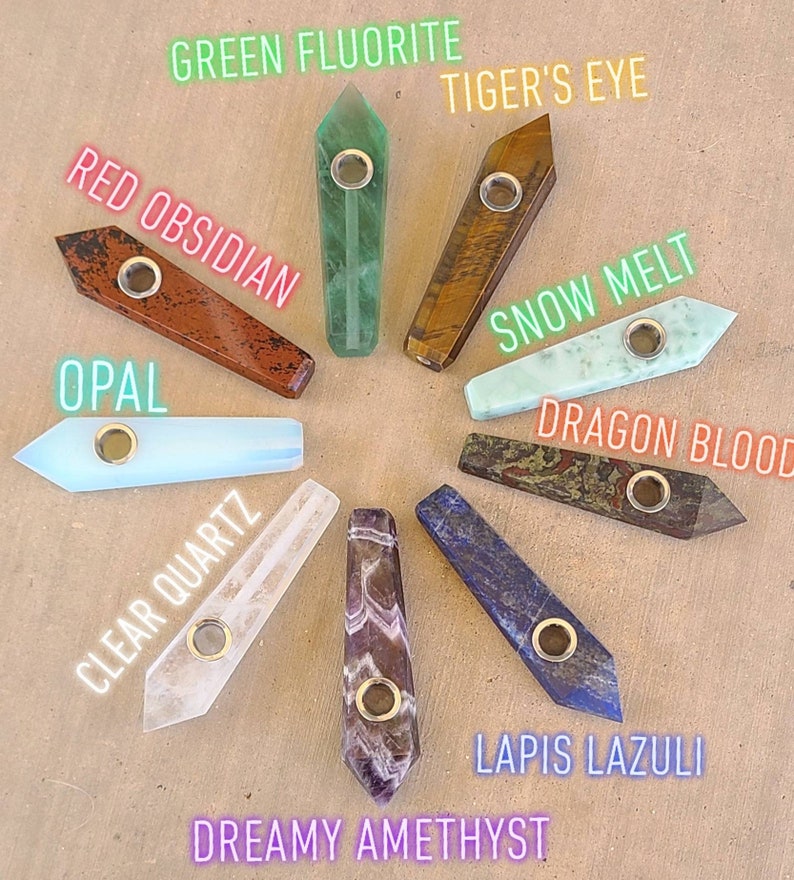 Assorted Novelty Crystal Pipes - Etsy