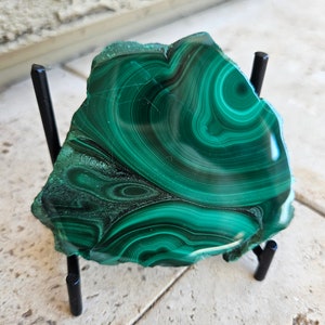 Polished Malachite Slab Variety, Grade A+ Malachite Slice - Etsy