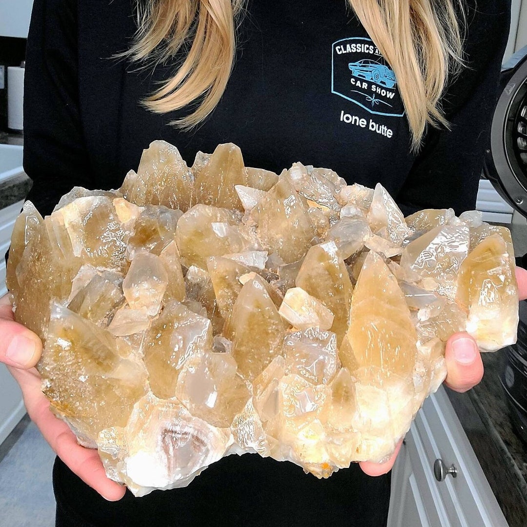 14.8lb Dogtooth Calcite Cluster - Etsy