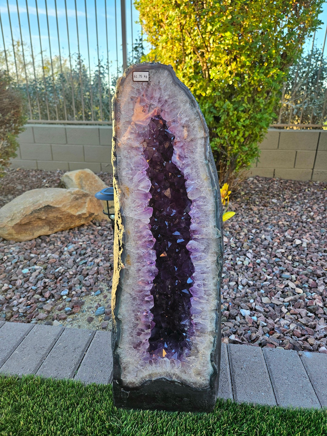 136lb Amethyst Cathedral, Giant Amethyst Crystal - Etsy