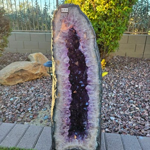 136lb Amethyst Cathedral, Giant Amethyst Crystal - Etsy