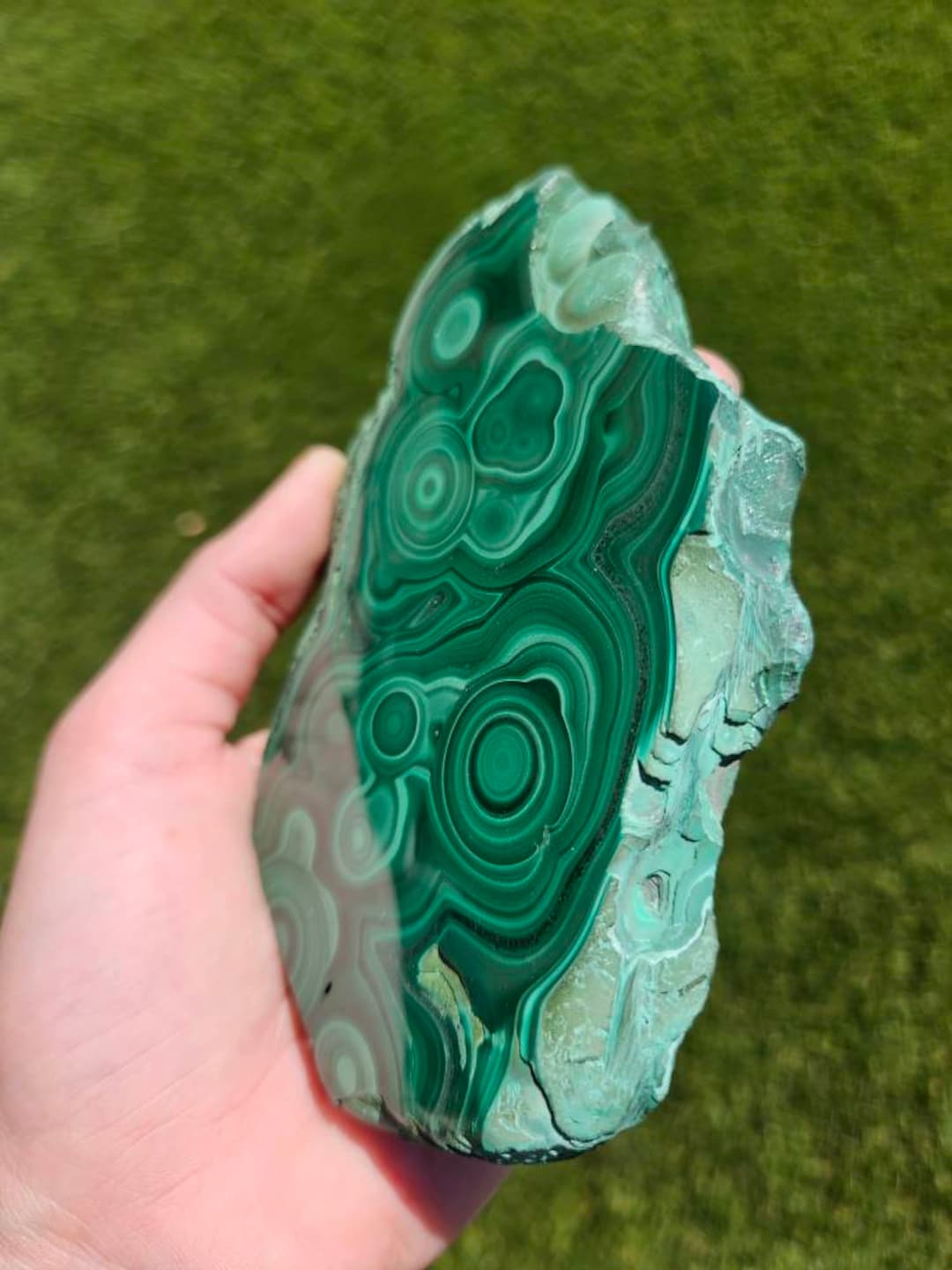 Polished Malachite Slab Variety, Grade A+ Malachite Slice - Etsy