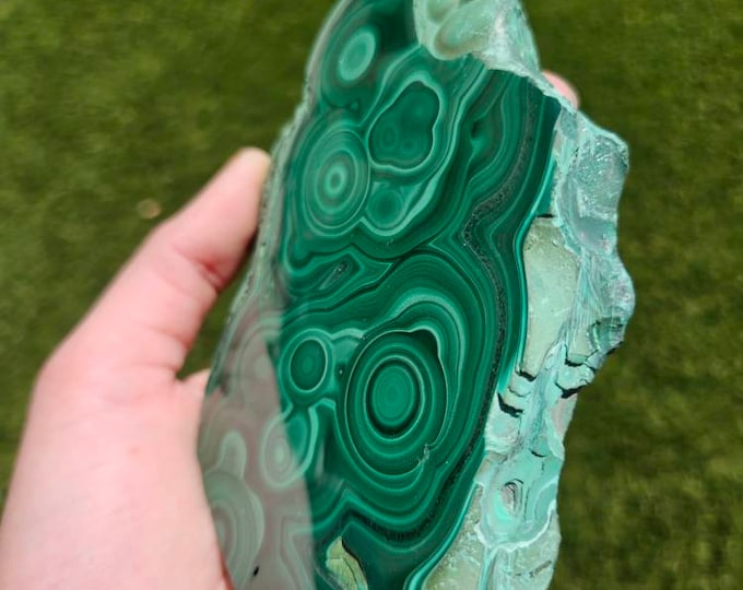 Polished Malachite Slab Variety, Grade A Malachite Slice - Etsy