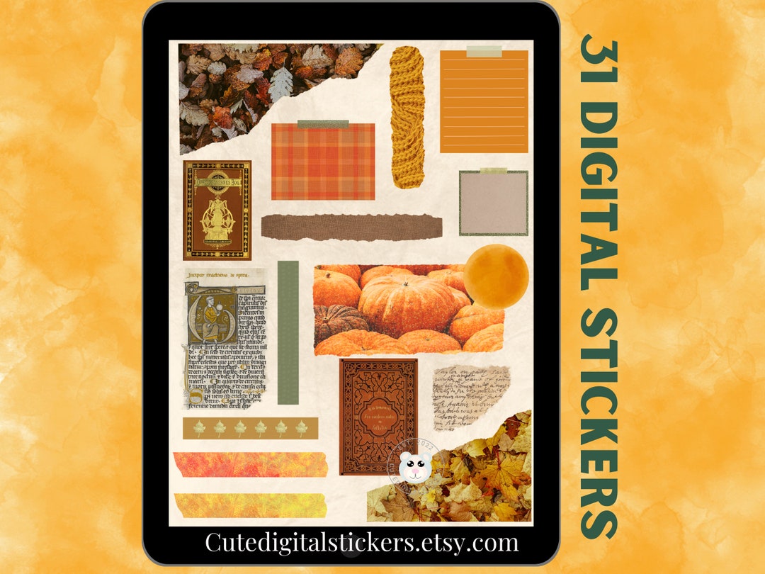 Fall Digital Stickers, Sticky Notes Png, Note Stickers Goodnotes ...
