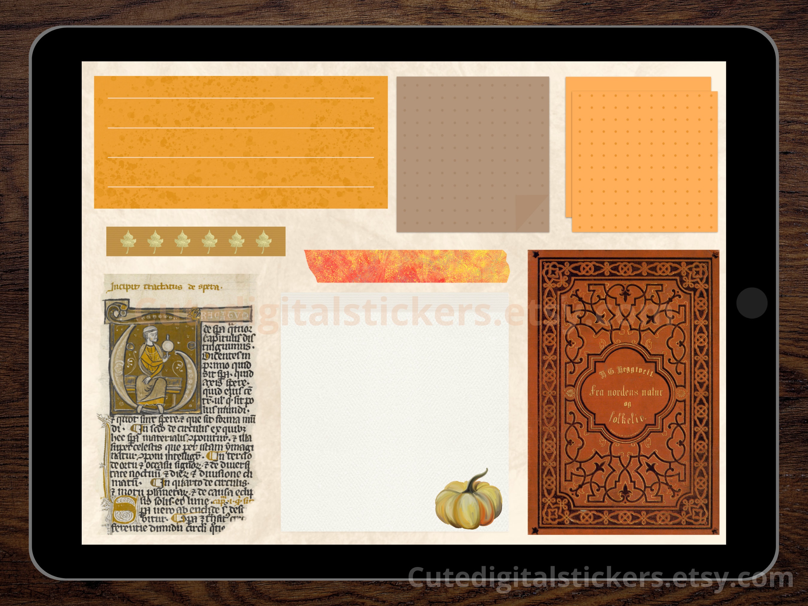 Fall Digital Stickers, Sticky Notes Png, Note Stickers Goodnotes ...