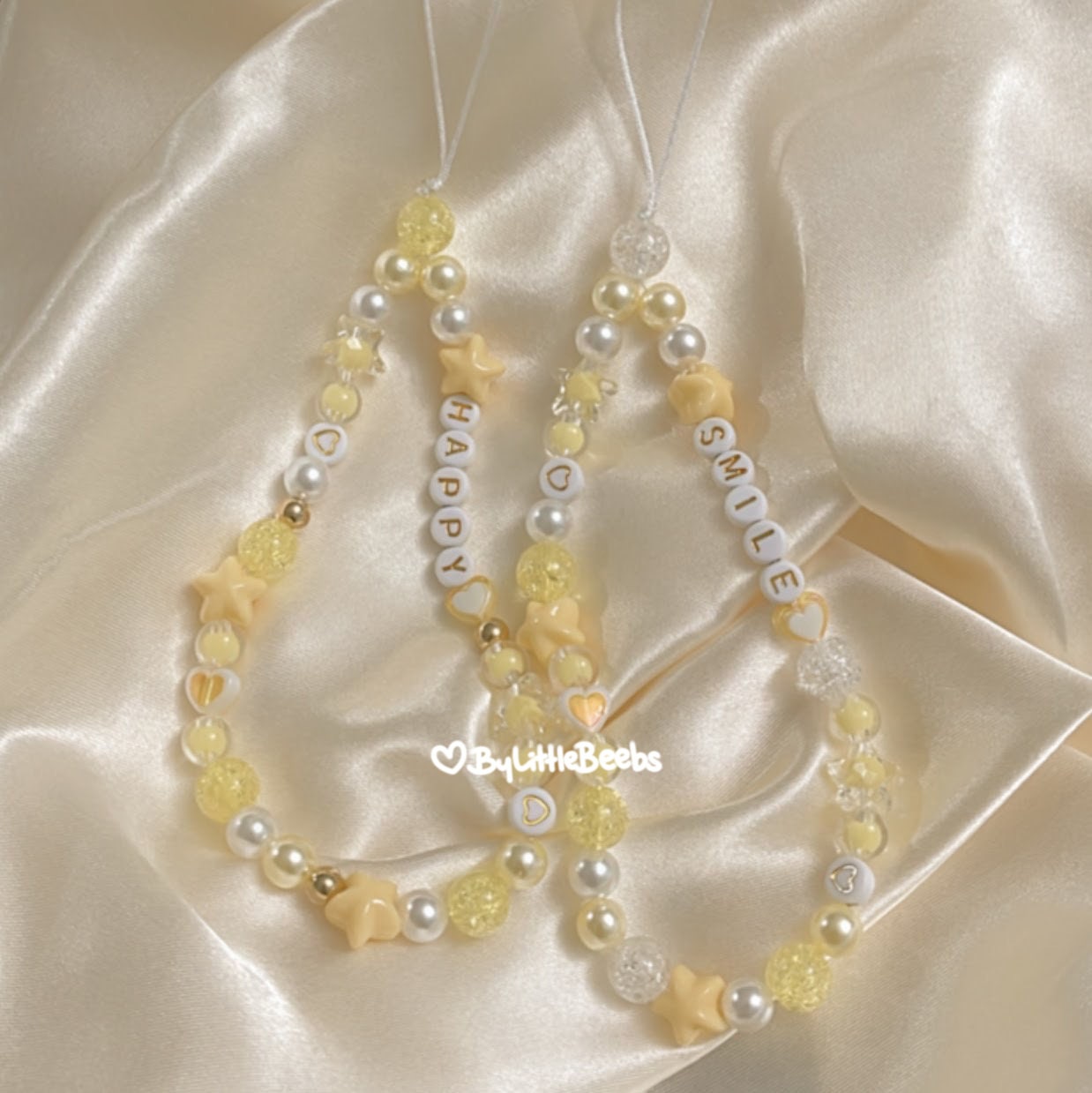 Yellow Smiley Phone Strap | Kawaii Keychain | Cute Accessories | Y2k ...