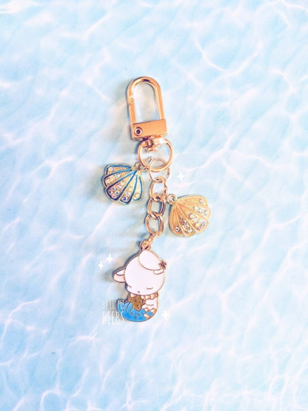 Mermaid Bunny Keychain | Kawaii Keychain | Cute Accessories | Cute ...