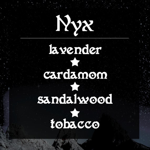 Nyx Perfume Oil Greek Goddess of Night - Etsy
