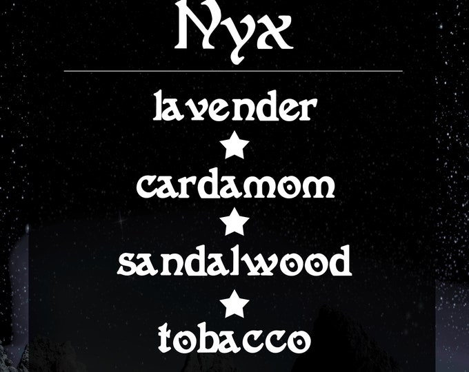 Nyx Perfume Oil - Greek Goddess of Night - Etsy