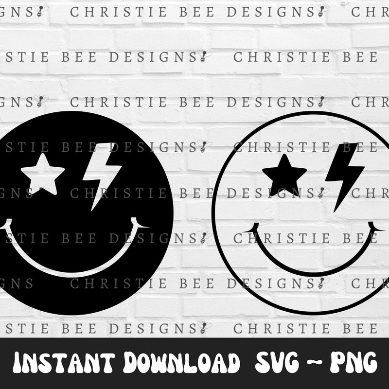 Punk Smiley Prints - Etsy