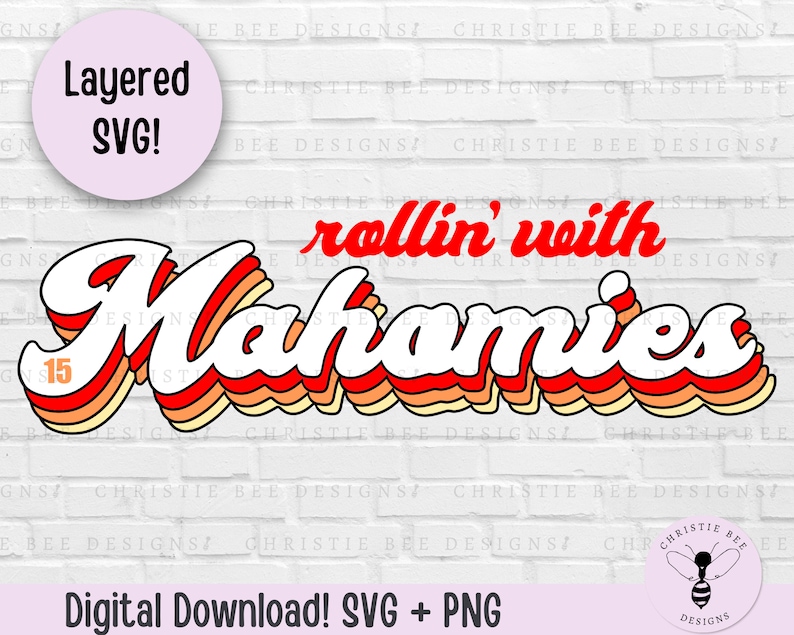 Mahomes SVG, Rollin With Mahomies Retro Svg Png, KC Football Svg Png ...