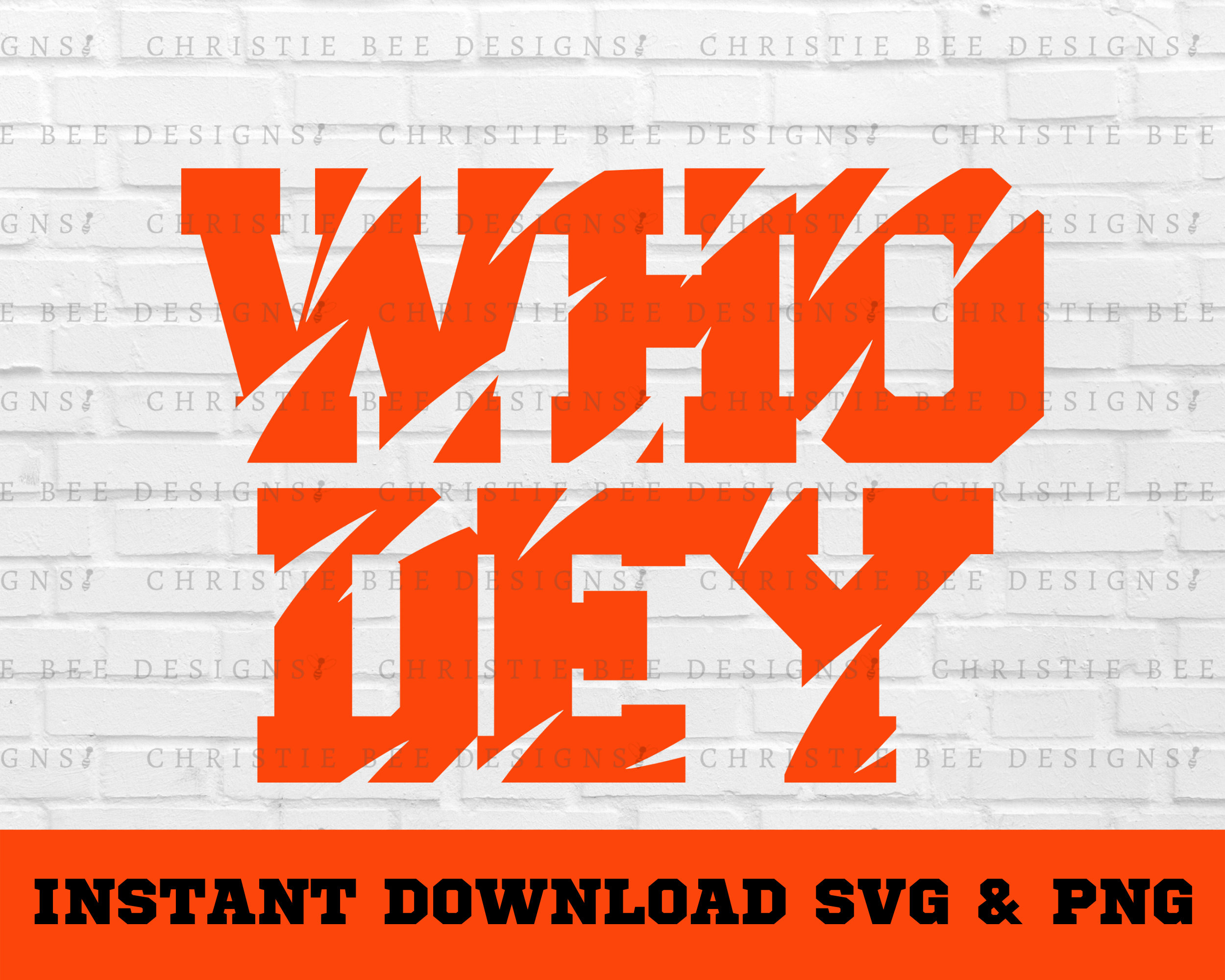 Bengals SVG Who Dey SVG Football SVG - Etsy Canada
