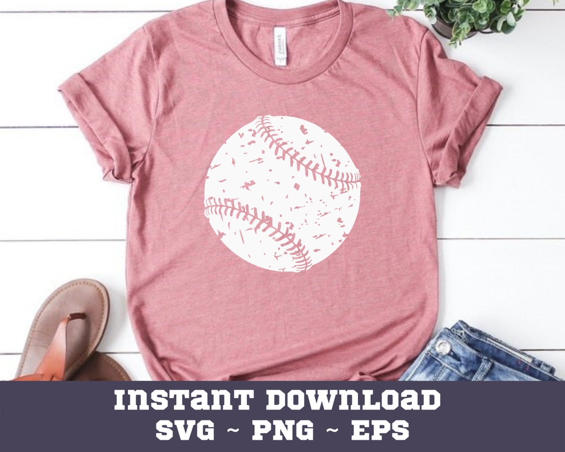Grunge Baseball Svg Grunge Softball Svg Distressed Baseball - Etsy