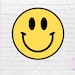 Smiley Face Rockstar Eyes SVG PNG, Smiley Face With Star and Lightning ...