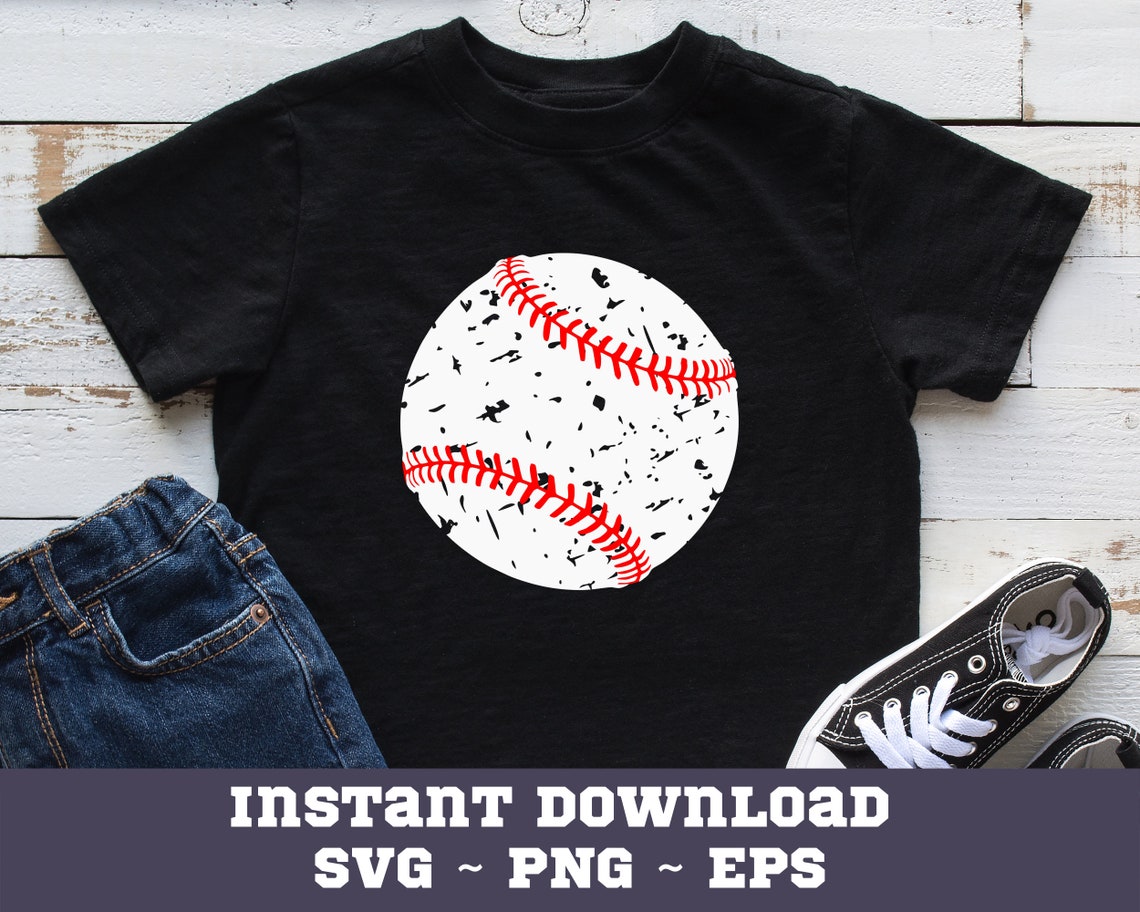 Grunge Baseball Svg Grunge Softball Svg Distressed Baseball - Etsy