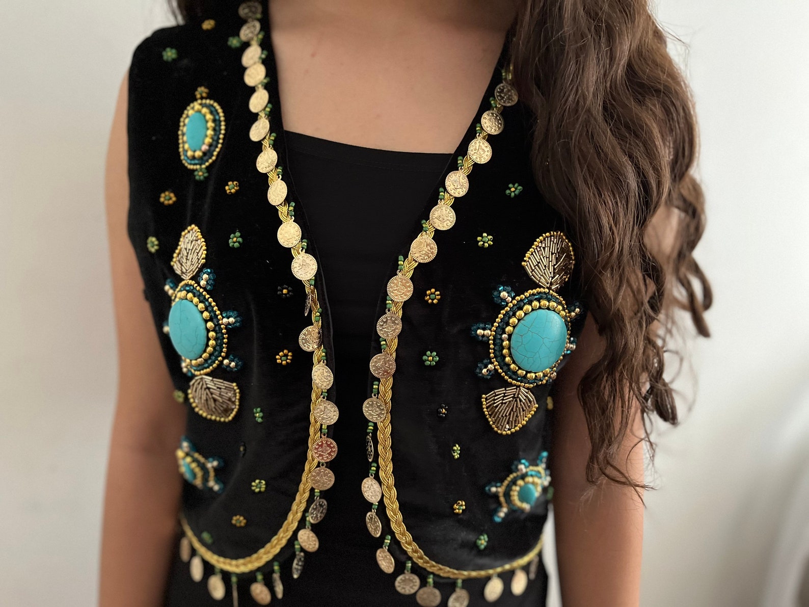 Traditional Persian Vest , Embroidery Vest and Hat , Persian Clothing ...