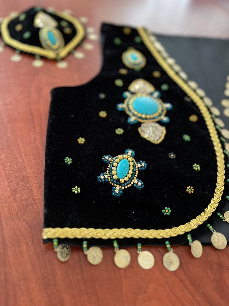 Embroidered Persian Vest and Hat: Traditional Nowruz Costume - Etsy