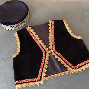 Persian Costume: Traditional Vest and Hat for Nowruz & Yalda - Etsy