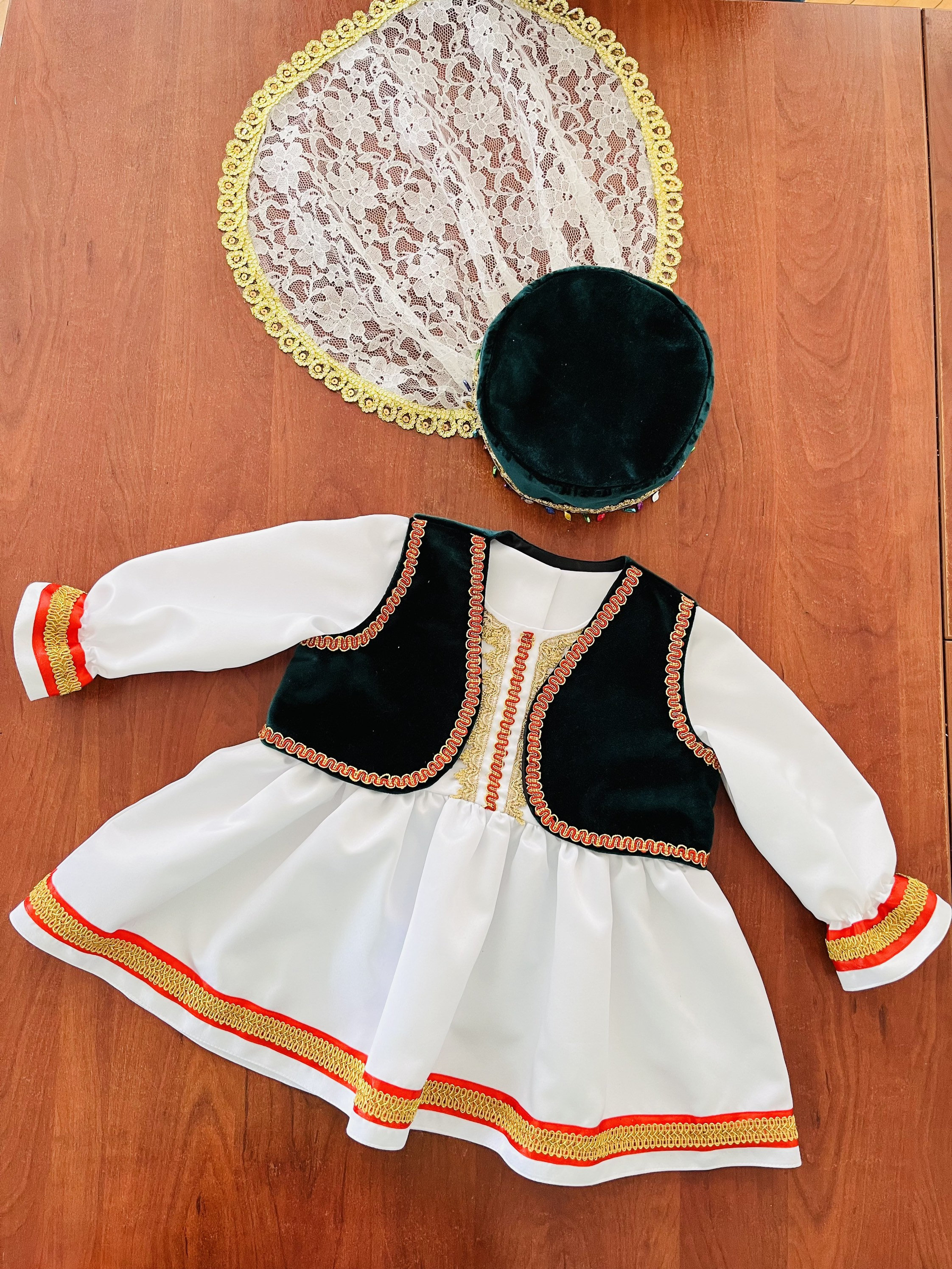 Traditional Persian Dress for Toddler ,ghahar Dresses , Persian Kids ...